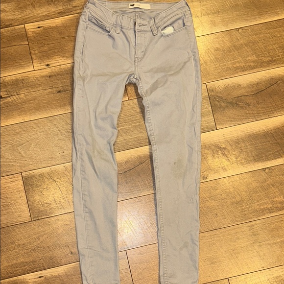 Levi's | Jeans | Light Levis Rare White Tab Grey Skinny Jeans | Poshmark